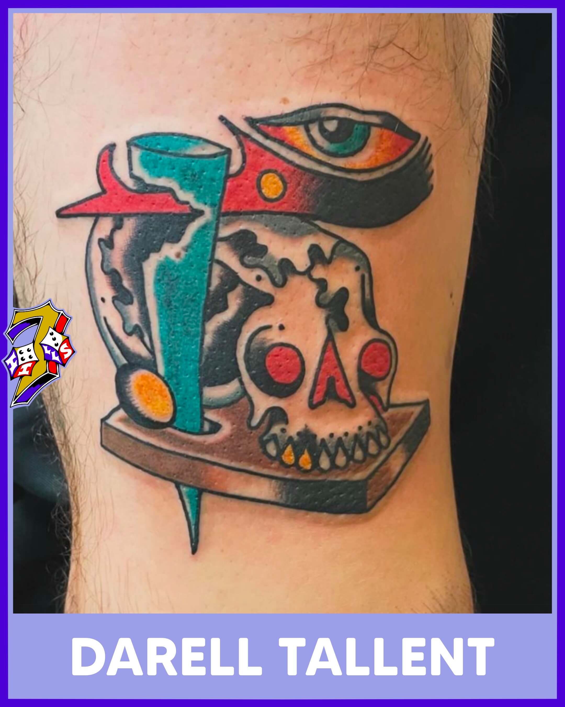 A tattoo by Darell Tallent
