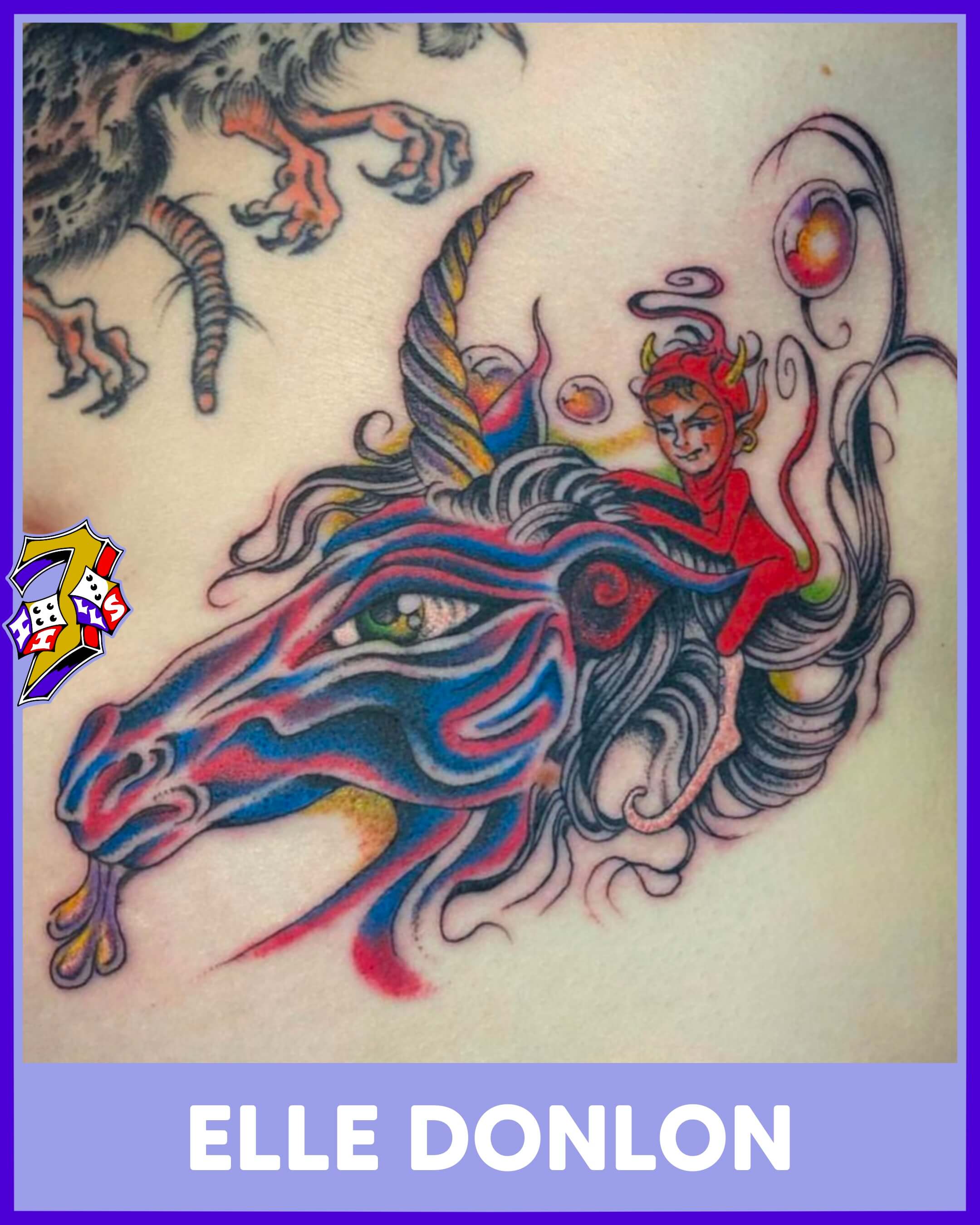 A tattoo by Elle Donlon