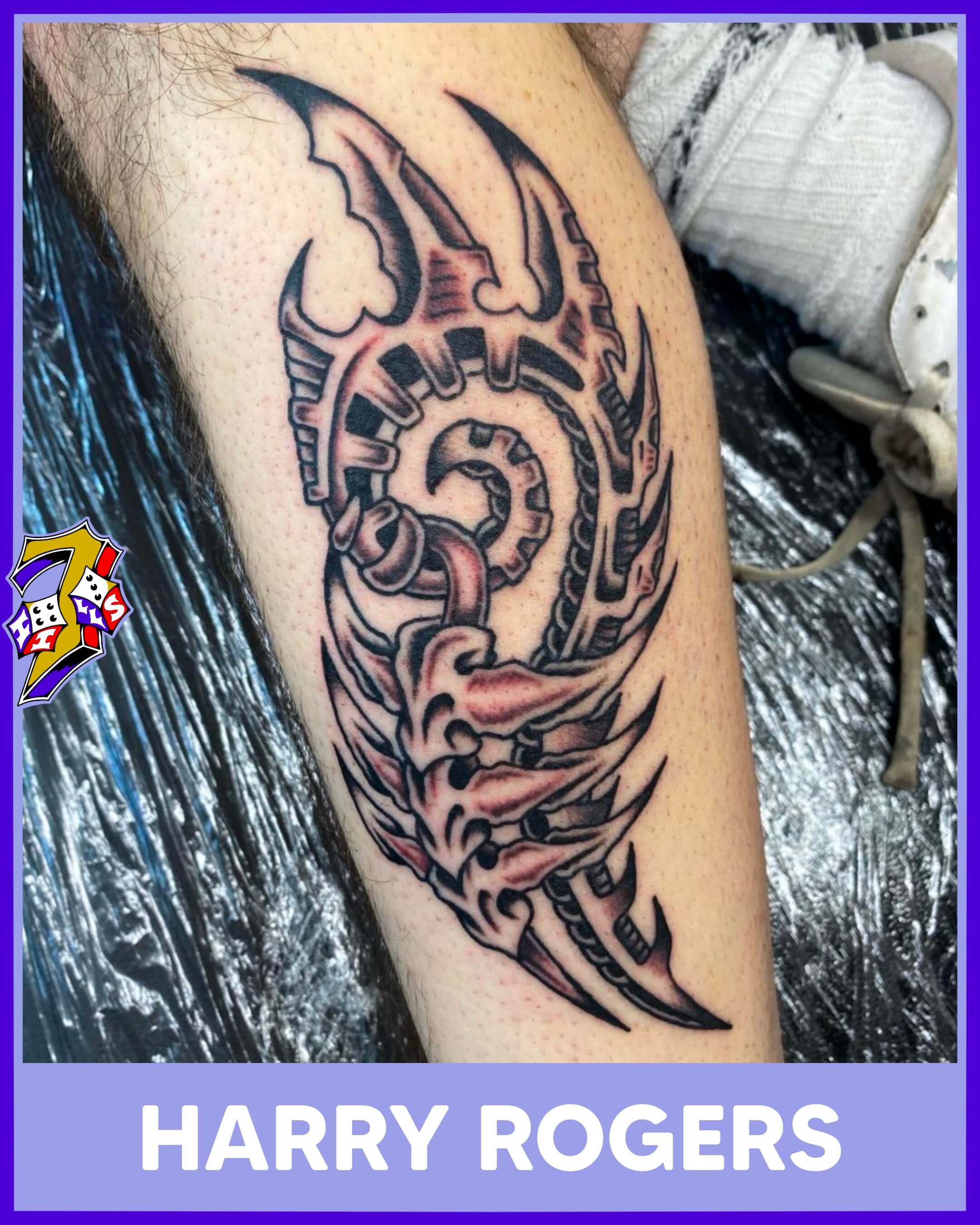 A tattoo by Harry Rogers