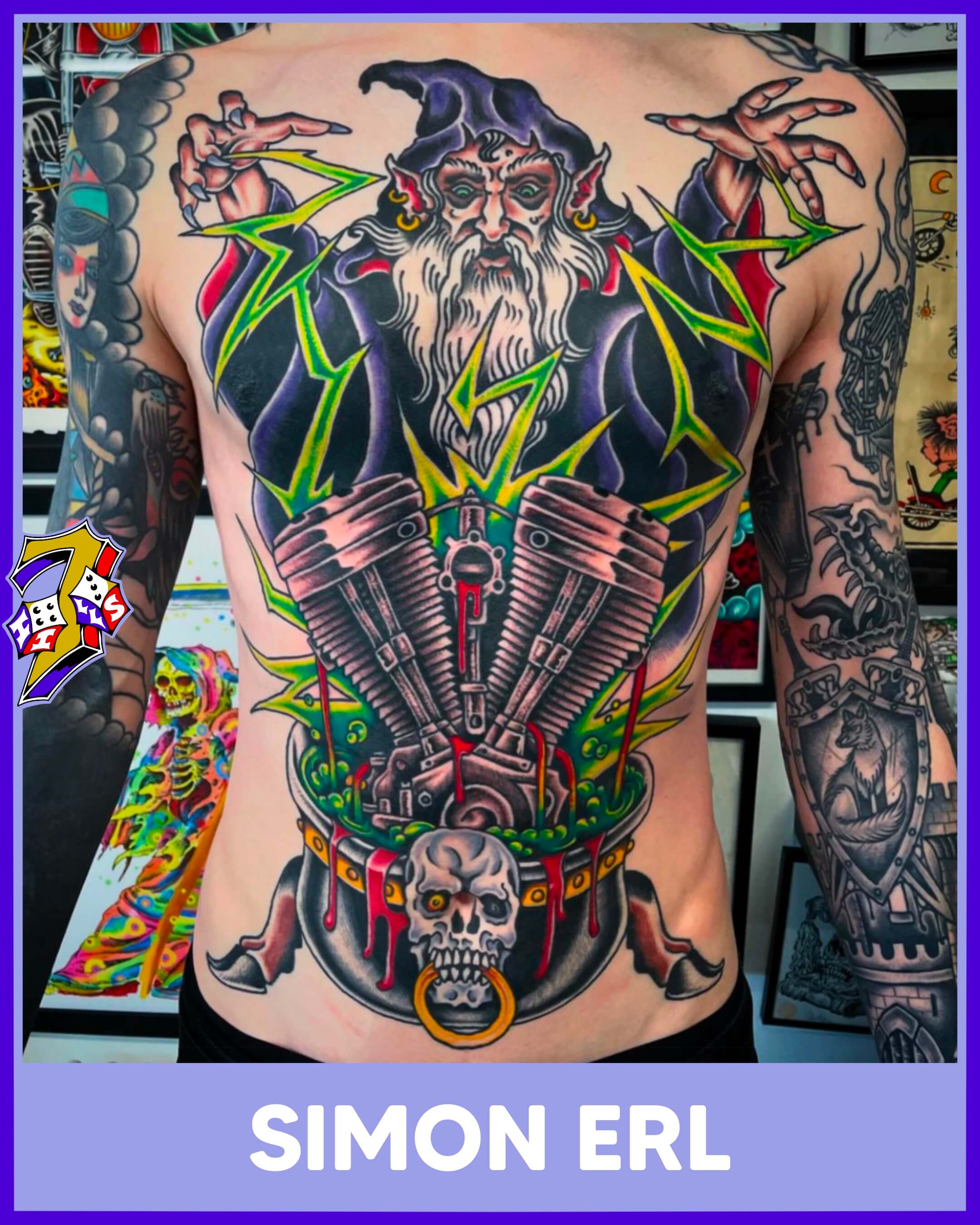 A tattoo by Simon Erl
